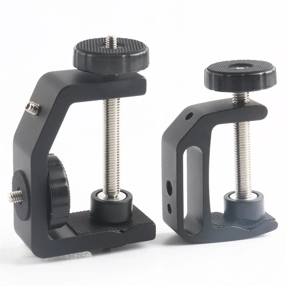 Universal-C-Clamp-With-1-4-Thread-Hole-Adjustable-Desktop-Mount-Holder ...