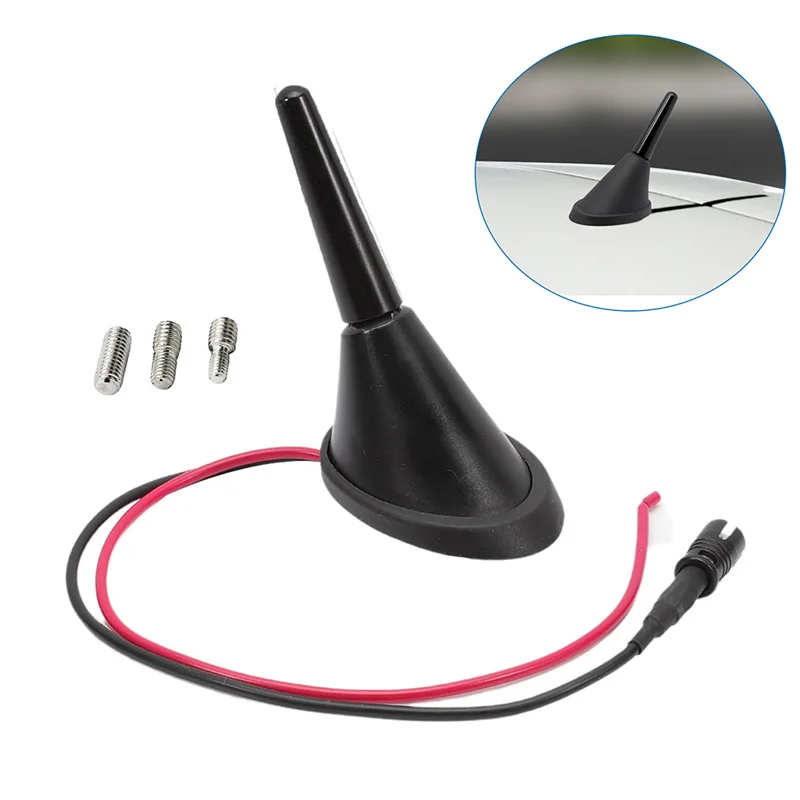 3cm Short Antenna Auto Radio Antenna Boost Car Audio Video Signal ...