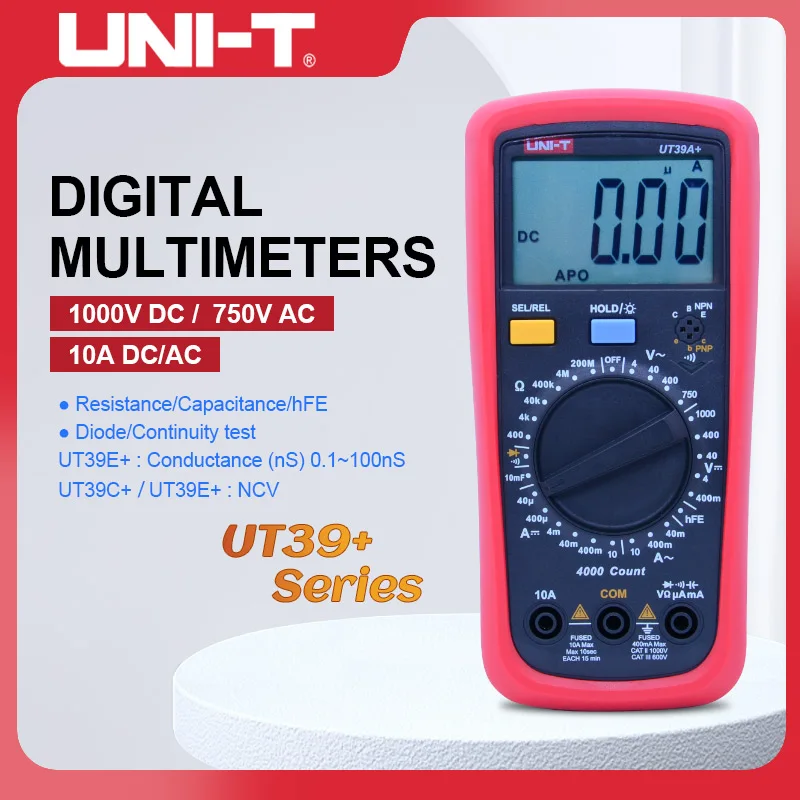 UNI-T-Digital-Voltmeter-Ammeter-Multimeter-AC-DC-Voltage-Current-Meter ...