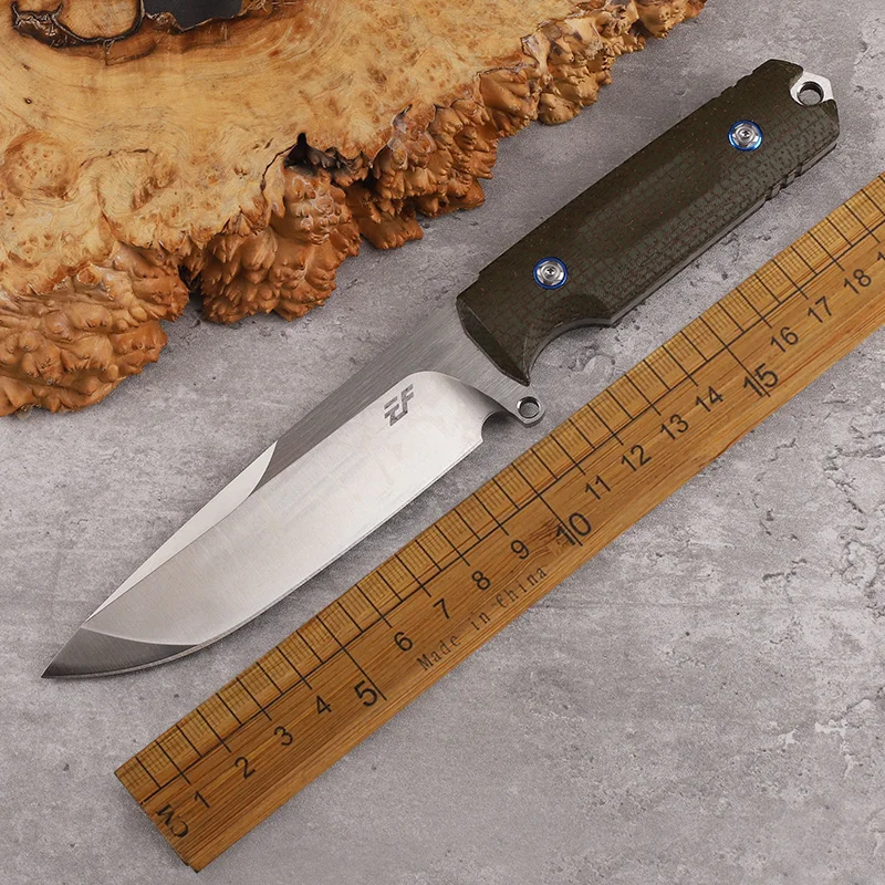 EF131-Fixed-Knife-DC53-Steel-Micarta-Handle-Outdoor-Camping ...