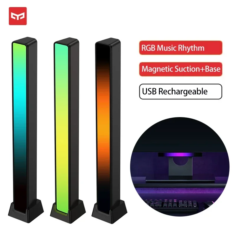 Yeelight RGB Music Sound Control LED Light Usb Charger Magnetic Pickup ...