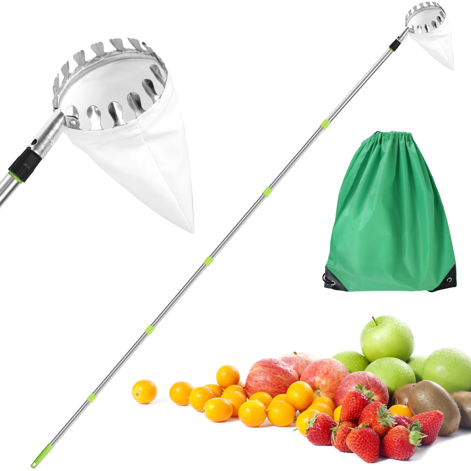 Fruit-Picker-Head-Basket-Fruit-Picking-Tools-Portable-Fruit-Picker ...