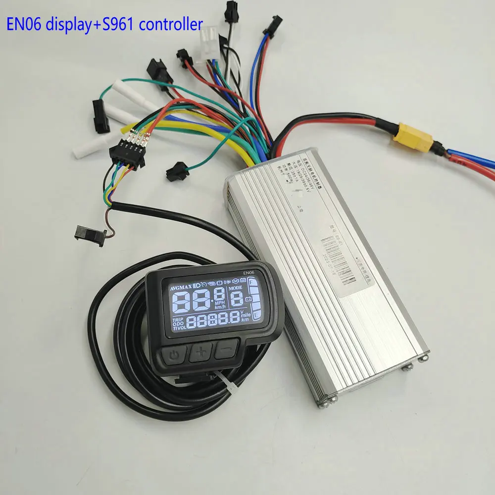 BLDC Controller S9-61 24v36v48v 500W 25A 9Mosfet+LCD DISPLAY EN06 For ...