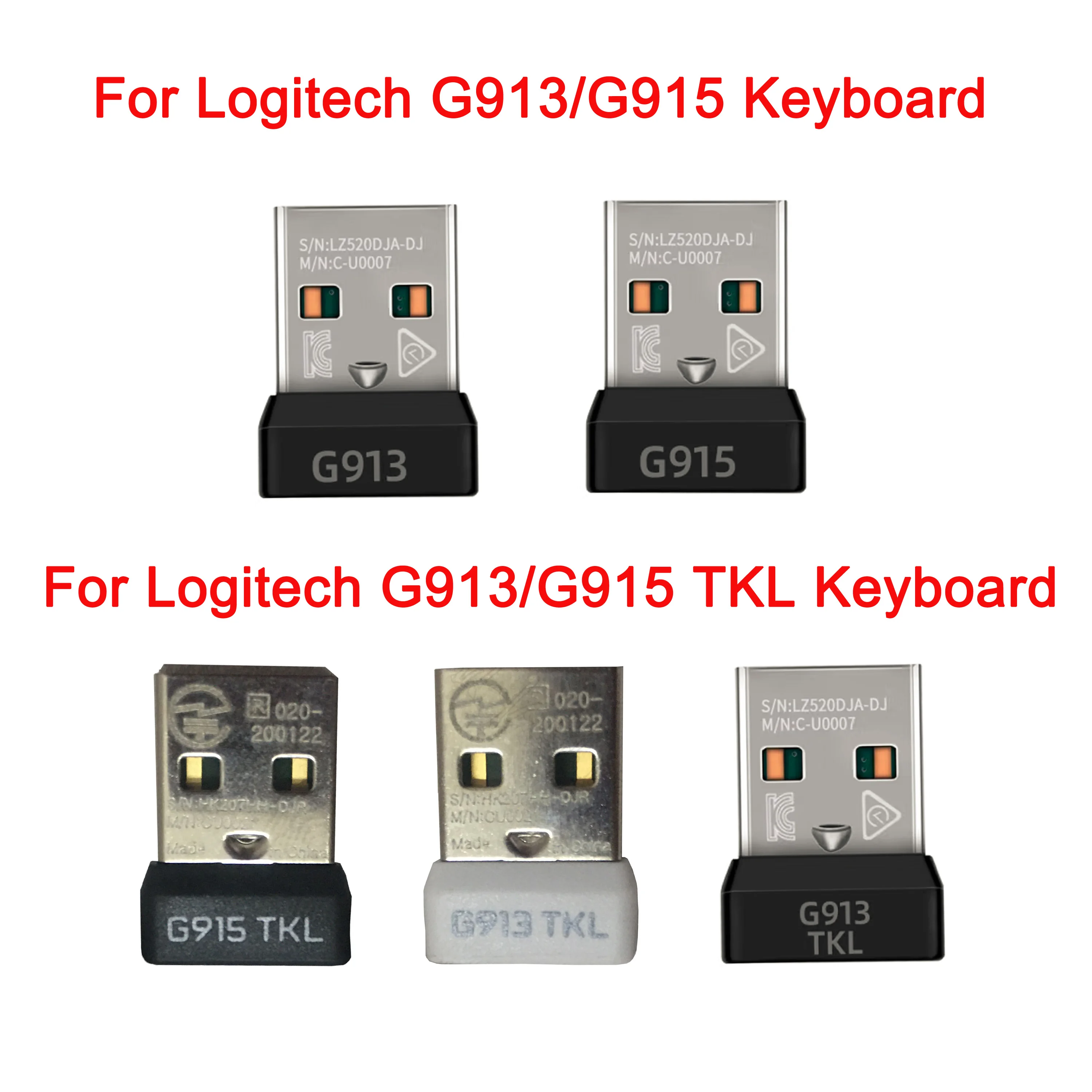 로지텍 무선 게이밍 키보드용 USB 동글 신호 마우스 수신기 어댑터, G913 G915 G913 TKL/G915 TKL, 신제품 ...