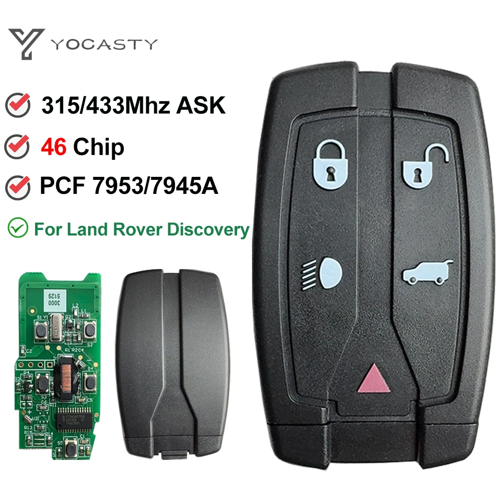 YOCASTY-Smart-Remote-Car-Key-Fob-433-315-MHz-ID46-PCF7945Chip-For-Land ...