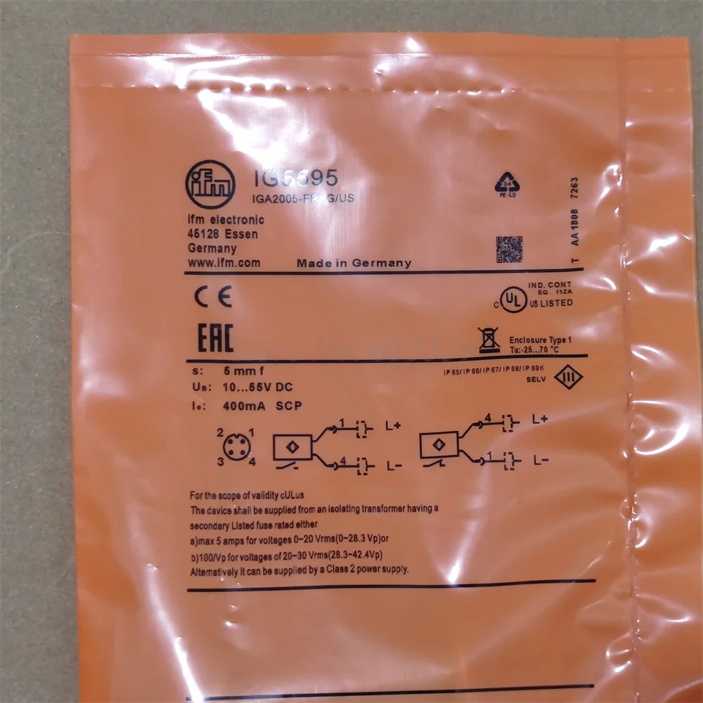 IG5539 IG5953 IG5938 IG5554 IG5595 Inductive Proximity Switch Sensor ...