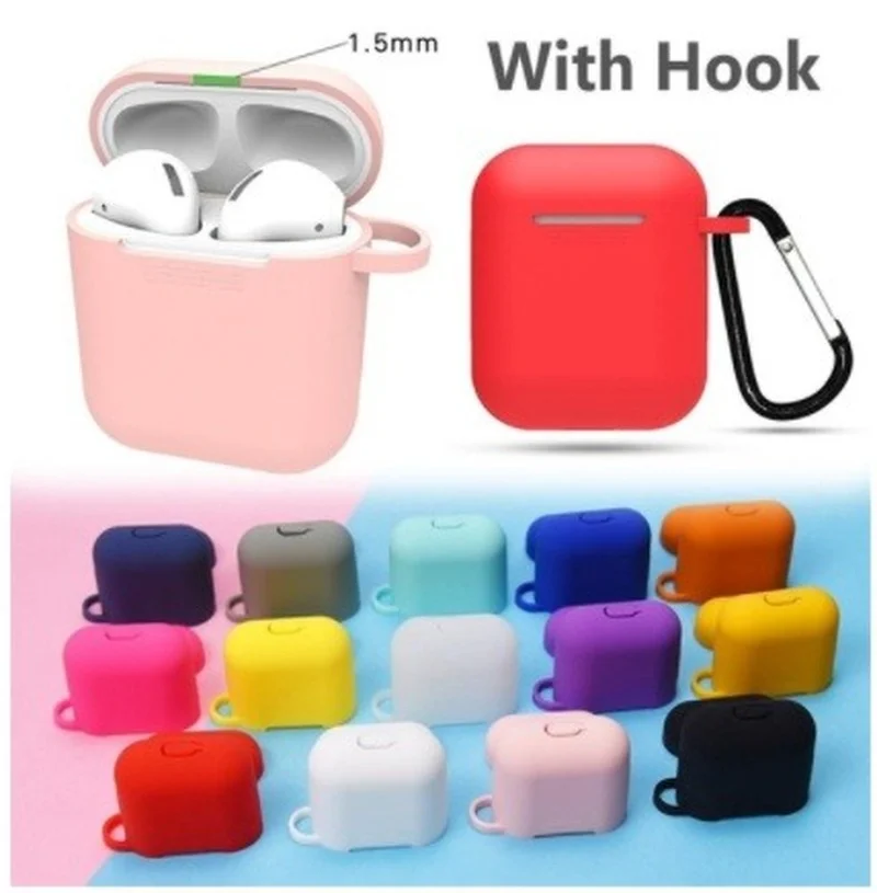 Multicolor Soft Silicone Sleeve Is Suitable for Airpods1/i9s Luxury ...