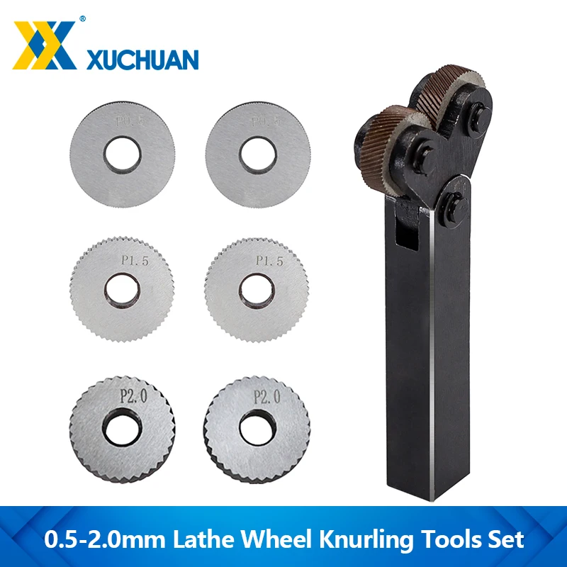 XUCHUAN Reticulated Knurling Wheel 0.5mm-2.0mm Inner Hole Embossing ...