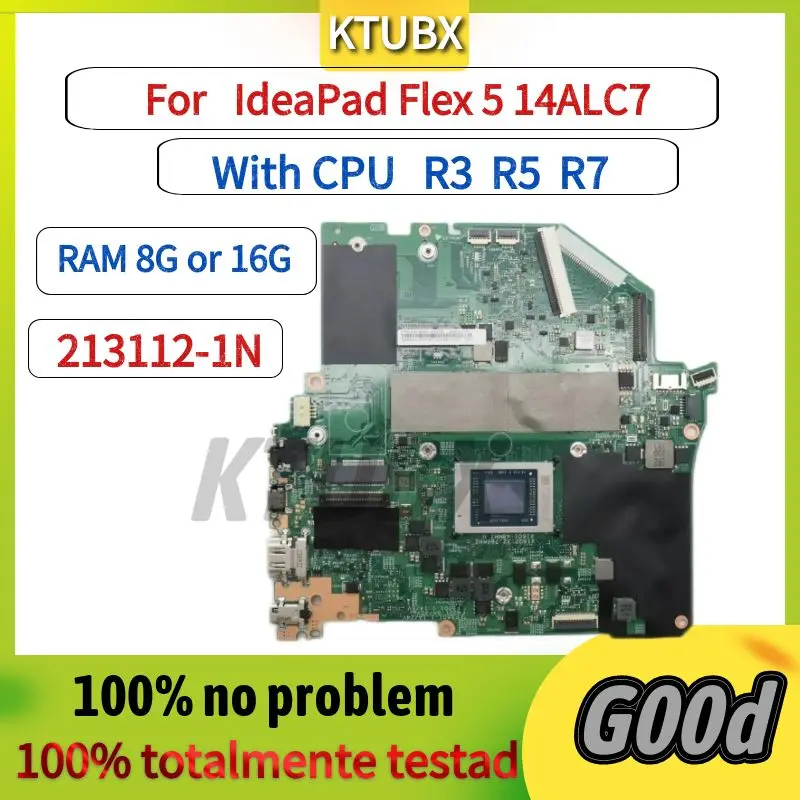 213112-1N-For-Lenovo-IdeaPad-Flex-5-14ALC7-Laptop-Motherboard-With-AMD ...