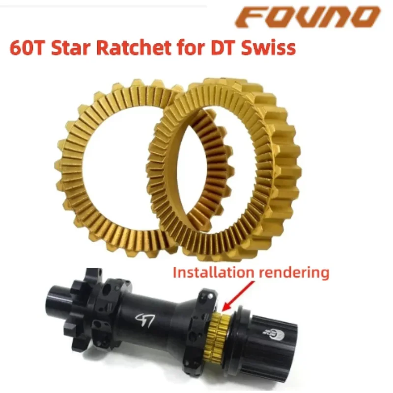 FOVNO-60T-Bicycle-Hub-Star-Ratchet-Bike-Hub-Service-Kit-Ratchet-For-DT ...