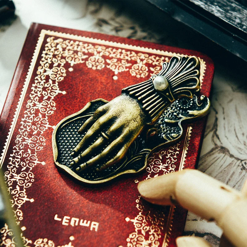 1 Piece Retro Metal Lady Hand Paper Clip Antique Junk Journal Vintage ...