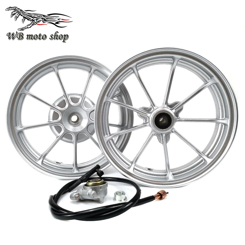 DIO motorcycle modified Aluminum Alloy front back wheels Rim Disc brake for AF18 AF25 AF27 AF28 ...