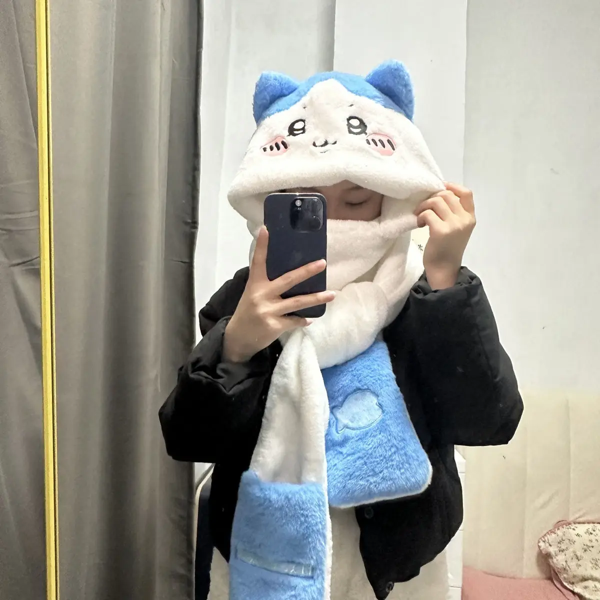 Chiikawa Hat Scarf Gloves 3-in-1 Set - Chiikawa Plush