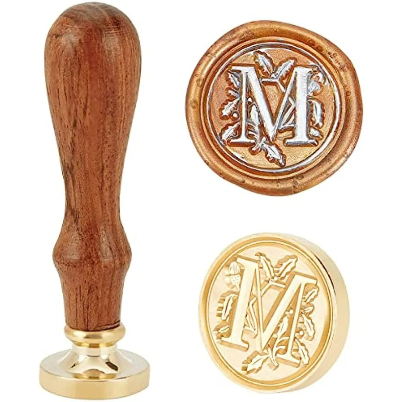 Letter-M-Wax-Seal-Stamp-Vintage-Retro-Initial-M-Wax-Sealing-Stamp-Brass ...