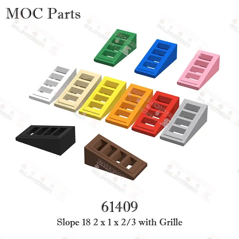 10PCS-MOC-Parts-61409-Slope-18-2-x-1-x-2-3-with-Grille-Building-Blocks.jpg
