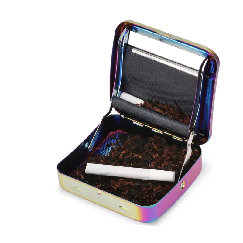 Rolo-de-tabaco-de-metal-para-fumar-caixa-de-cigarro-Cig-Rolling-Machine ...