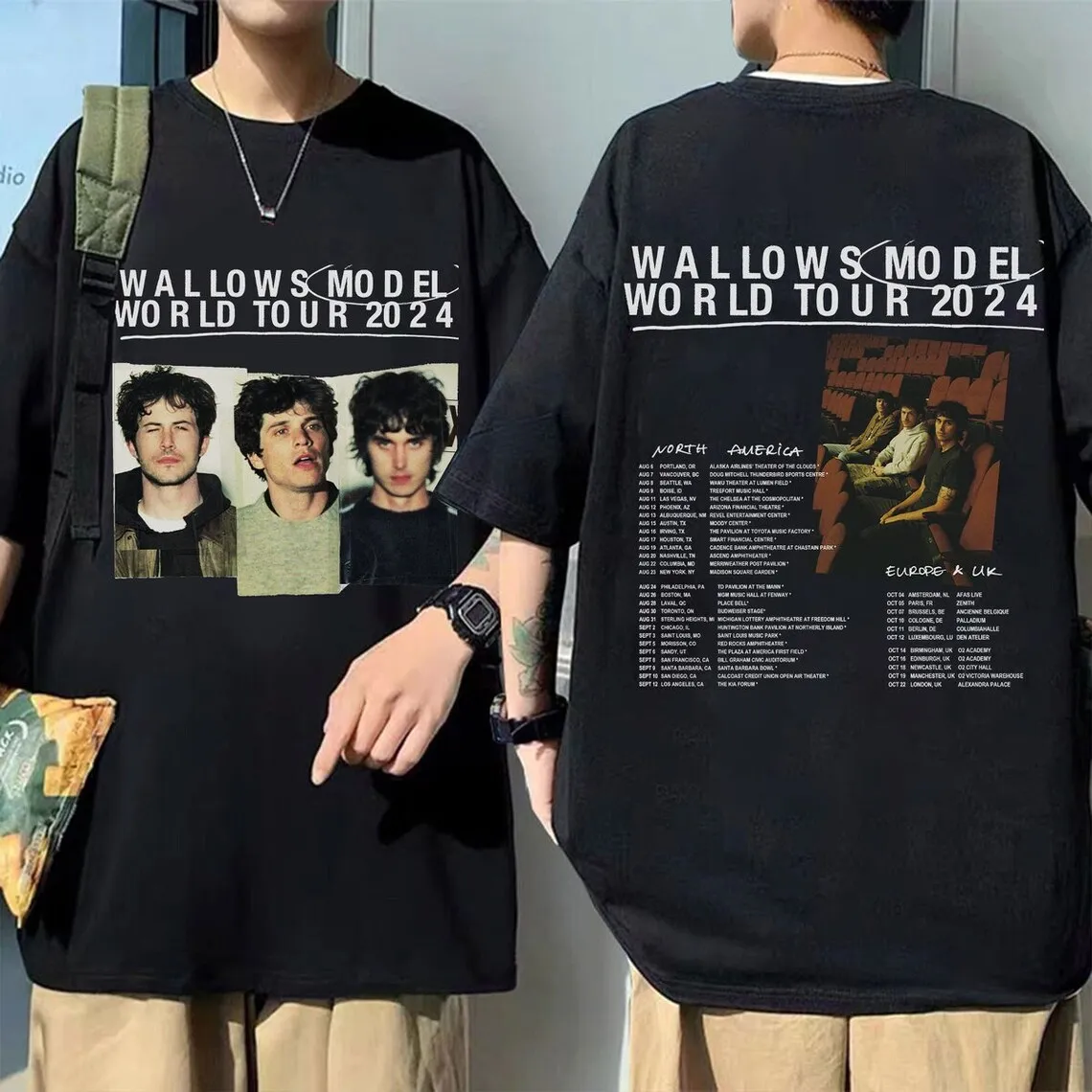 Wallows-Model-2024-World-Tour-Shirt-Wallows-2024-Concert-Shirt-Wallows ...