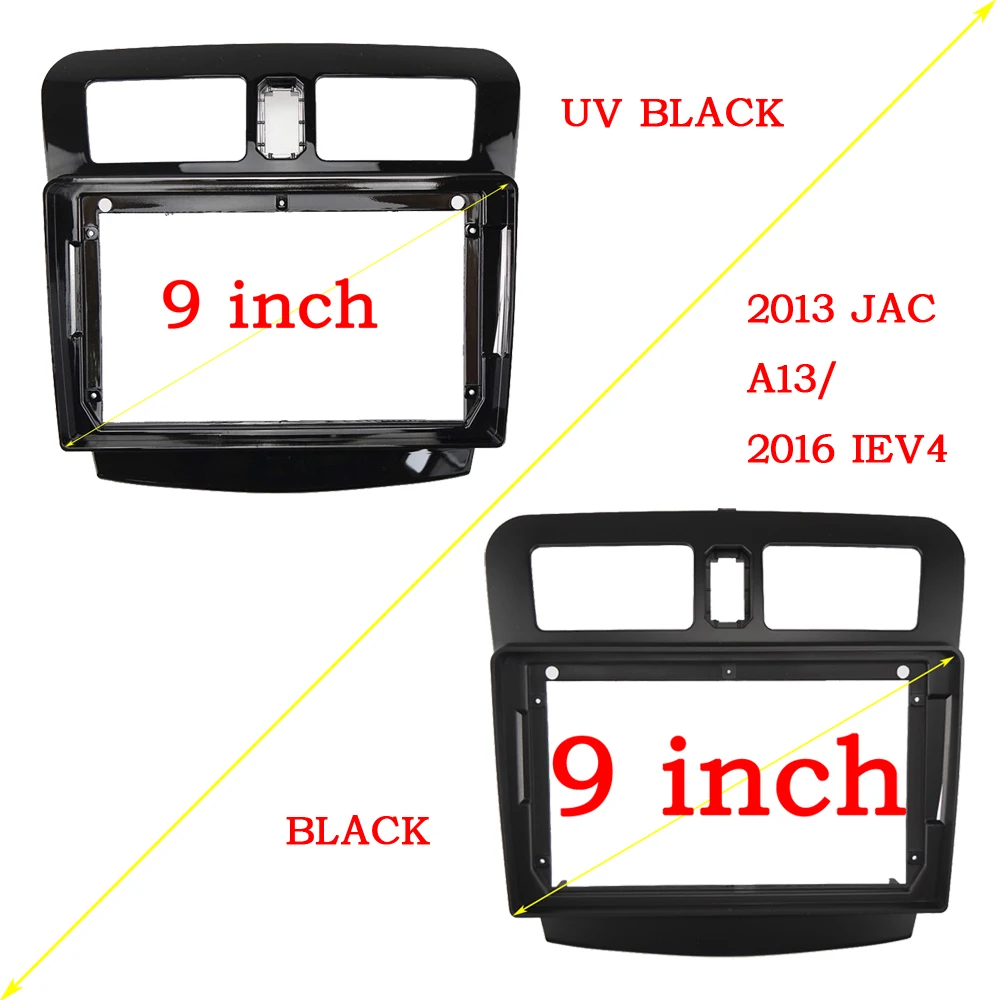 9 inch Car Fascia Radio Panel for JAC J3/A13 2013+ Dash Kit Install ...
