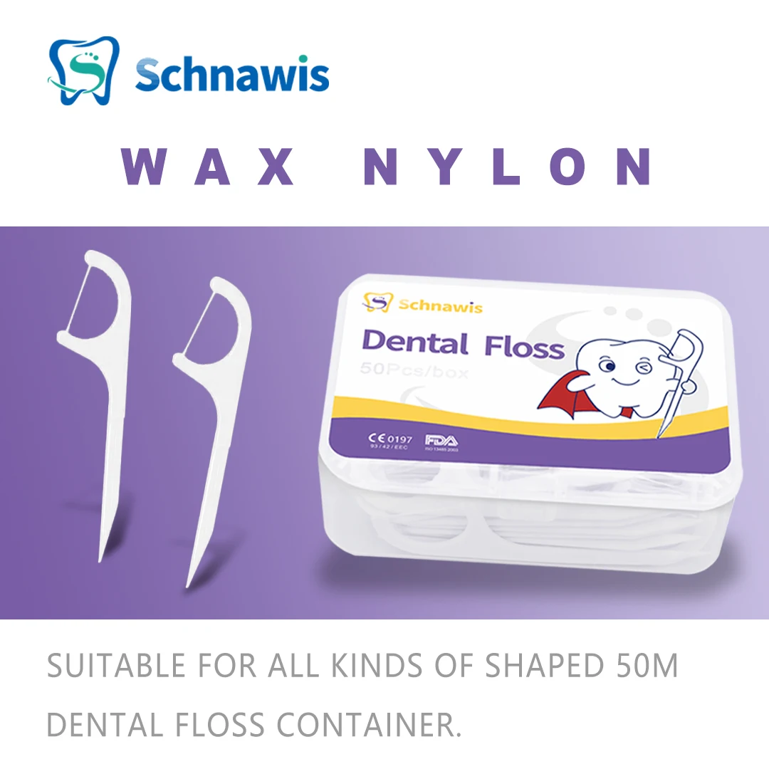 50M-Roll-Dental-Flosser-Built-in-Spool-Wax-Nylon-PTFE-Macromolecule ...
