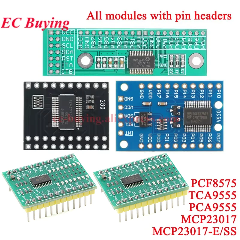 5pcs/1pc MCP23017 PCF8575 TCA9555 PCA9555 16bit Serial I/O Expansion ...
