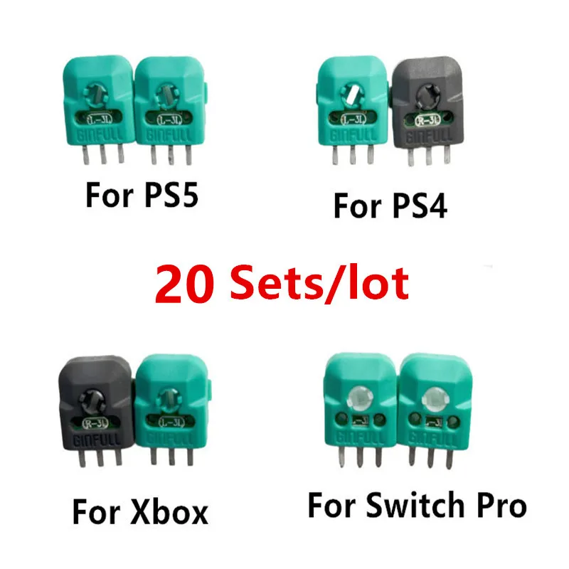 20 piezas ALPS Hall Stick potenciómetro reemplazo Trim Pot resistencia ...