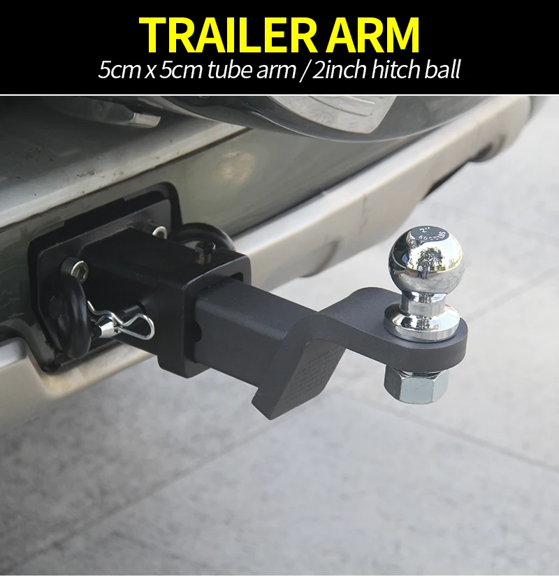Trailer-arm-2inch-6000LBS-hitch-Ball-with-Lock-pin-fixed-5cmx5cm-square ...