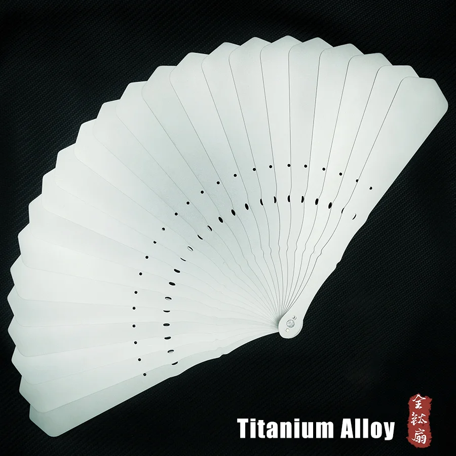 Full-Titanium-Alloy-Iron-Fan-Self-Defense-Kung-Fu-Tai-Chi-Hanfu-Fan ...