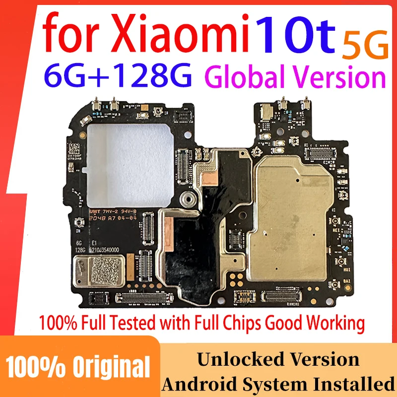 Motherboard-Desbloqueado-Original-para-Xiaomi-Mainboard-para-Mi-10T ...