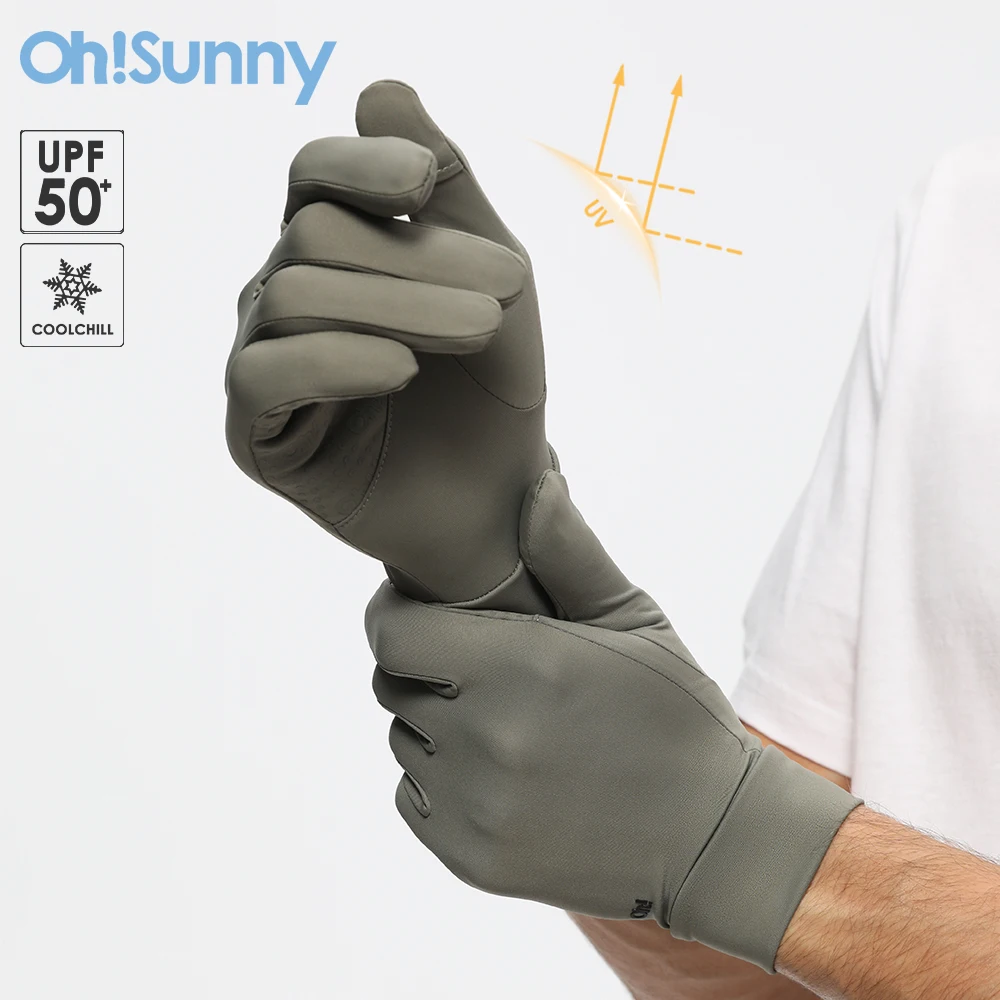 OhSunny-Men-s-Respir-vel-Prote-o-Solar-Luvas-Sem-Dedos-Anti-UV-UPF50 ...
