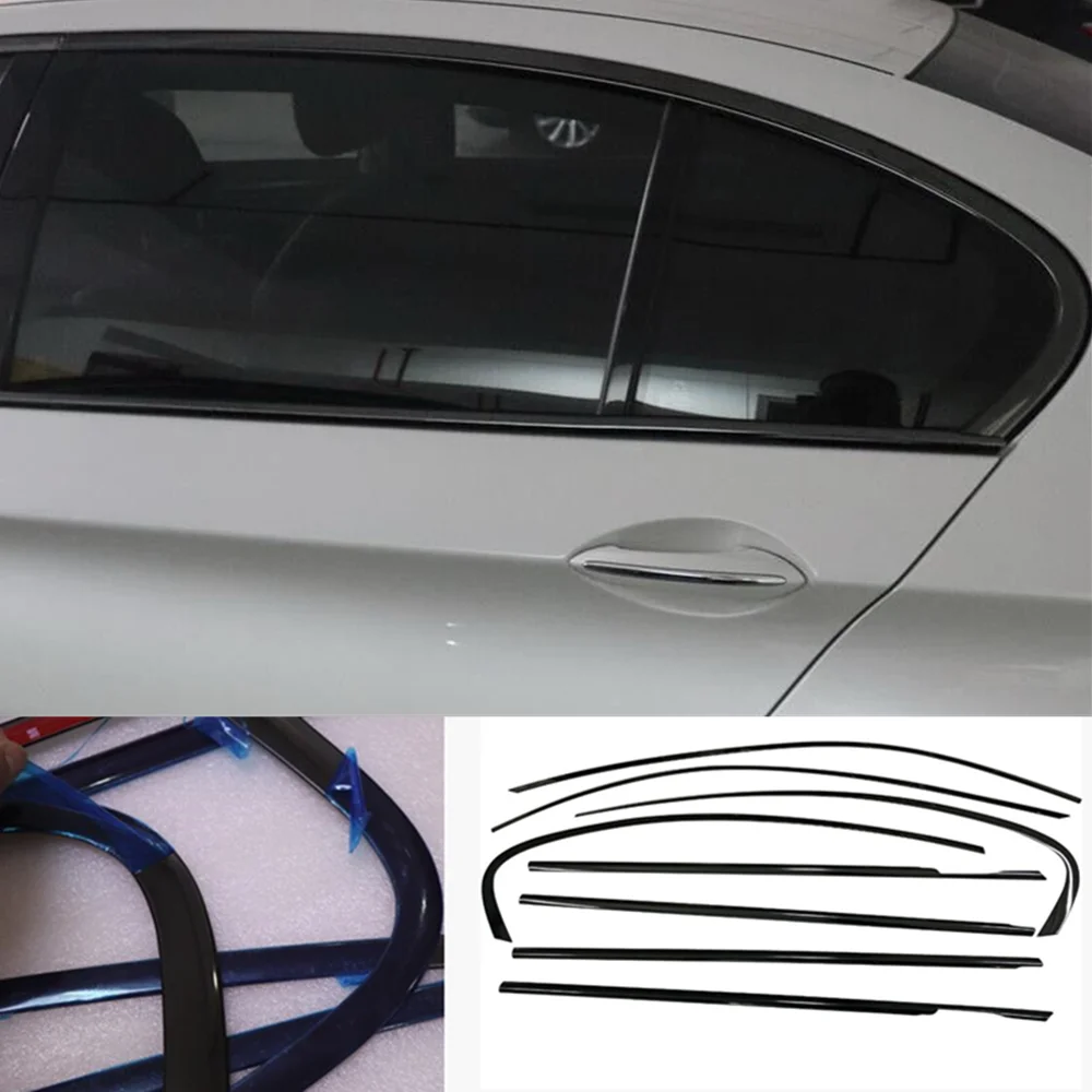Beautify Decorate Gloss Black for BMW 5 Series F10 11-2017 Side window ...