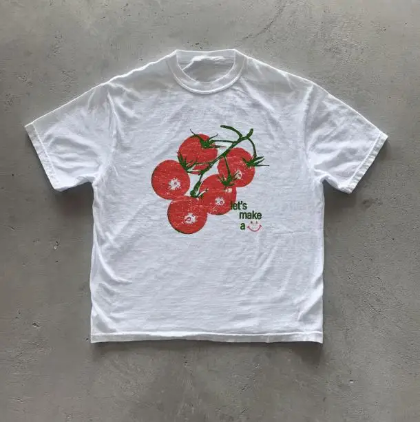 y2k Tomato T-Shirt Cottagecore Tee Graphic Tees Gothic Grunge Y2k Emo ...