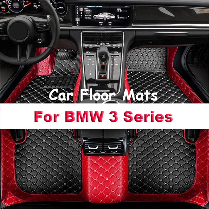 Custom-Made-Leather-Car-Floor-Mats-For-BMW-3-Series-E90-2006-2007-2008 ...