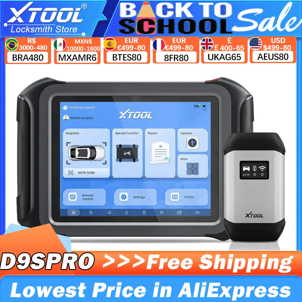 XTOOL-D9SPro-Car-Diagnostic-Tools-Topology-Map-ECU-Coding-Key ...