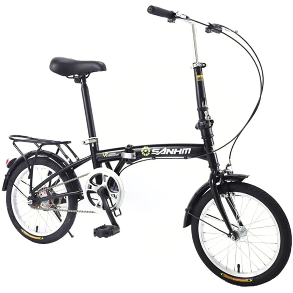 16-inch-folding-bicycle-Ultra-light-Portable-Bicycle-Whit-Double-V ...