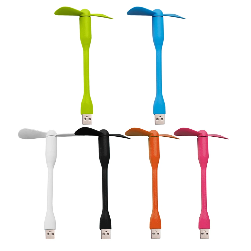 USB Mini Fan Flexible Portable USB Fans Summer Cooling Artifact for ...