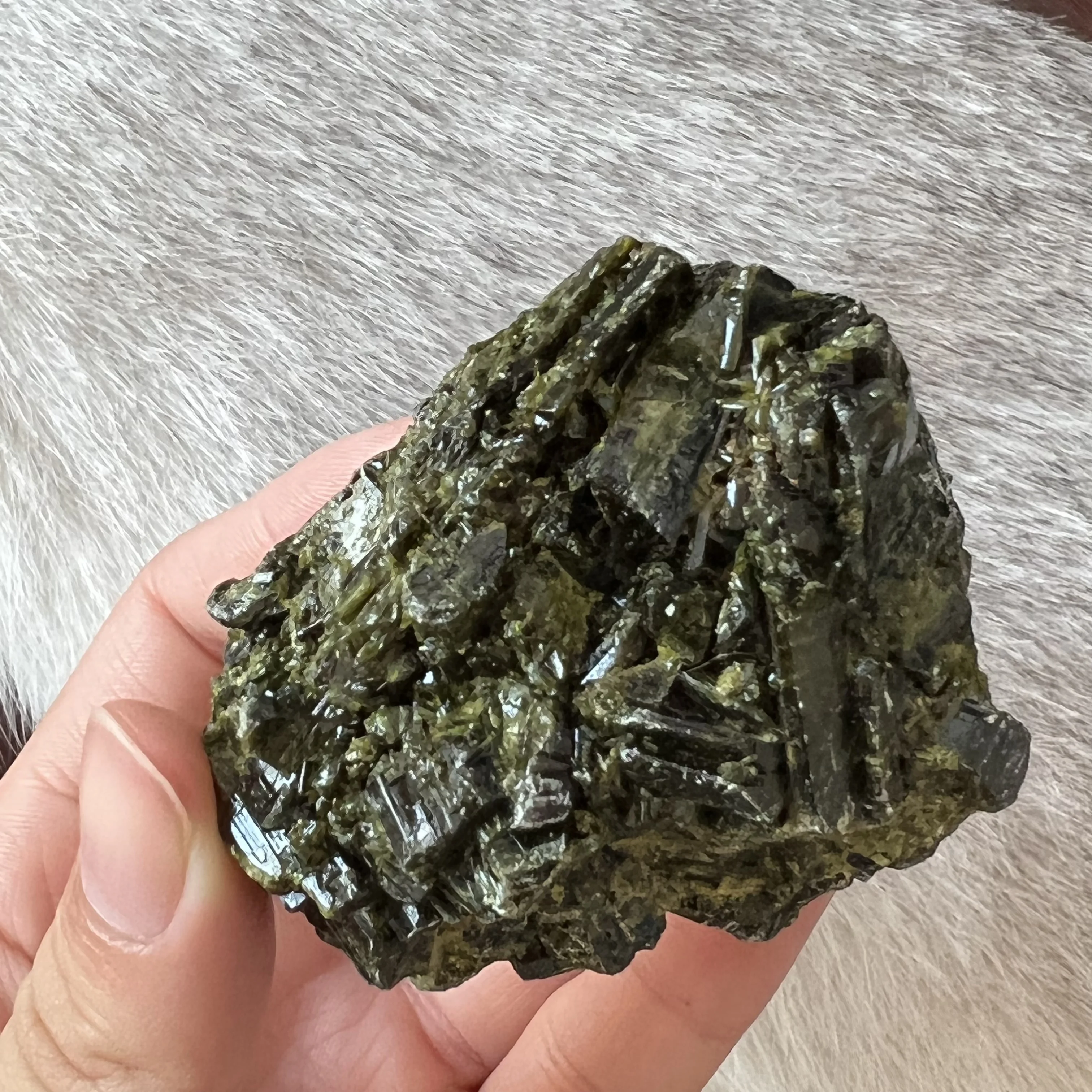 Raw Green Tourmaline