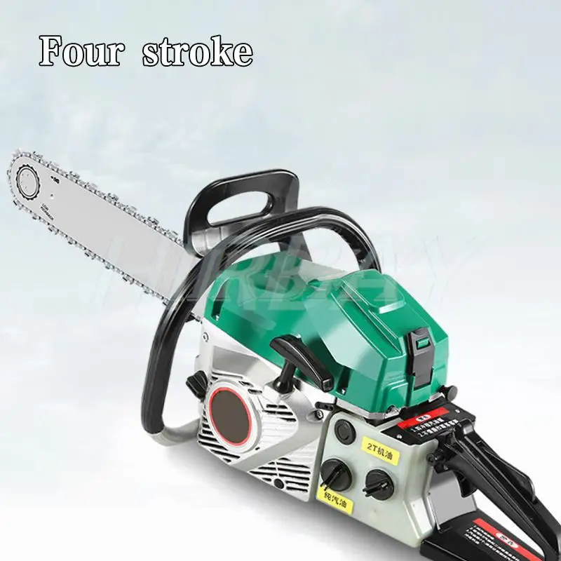 4-stroke-Gasoline-Chainsaw-128CC-High-power-Chainsaw-Petrol-Chainsaw ...