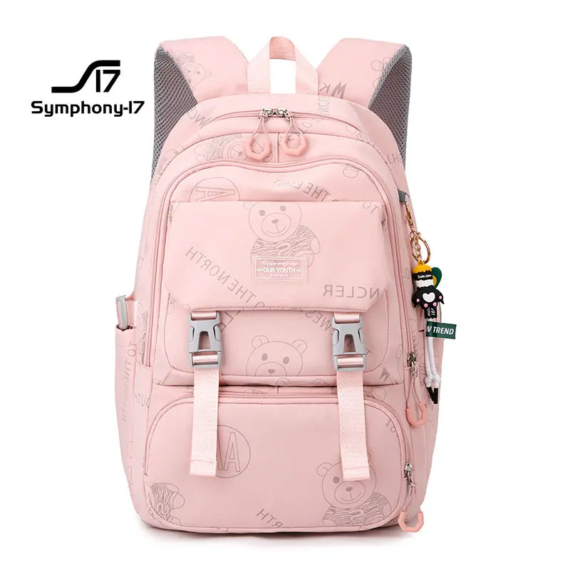 Stylish-casual-student-backpack-Women-s-large-capacity-middle-school ...