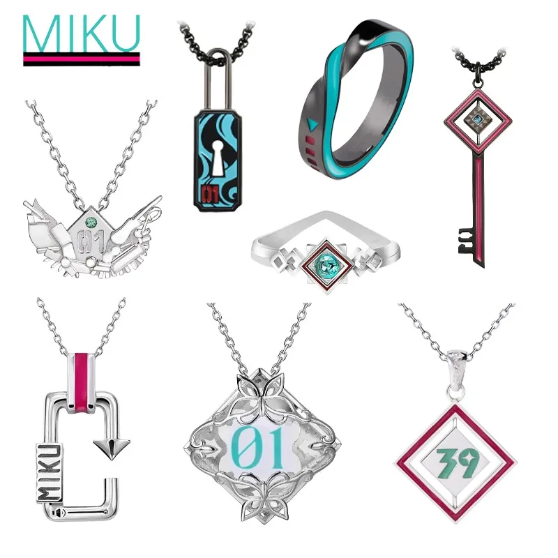 Hatsune-Miku-Necklace-Ring-Anime-Peripherals-Cute-Cartoon-Accessories ...
