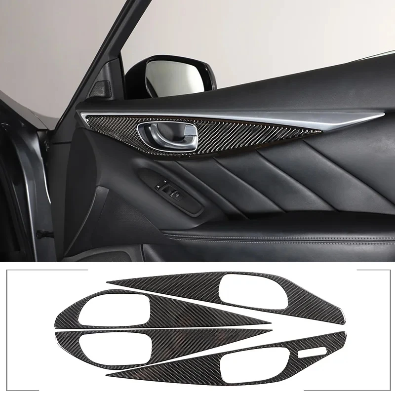For Infiniti Q50 Q60 2015-2022 Car Interior Handle Panel Decorative ...