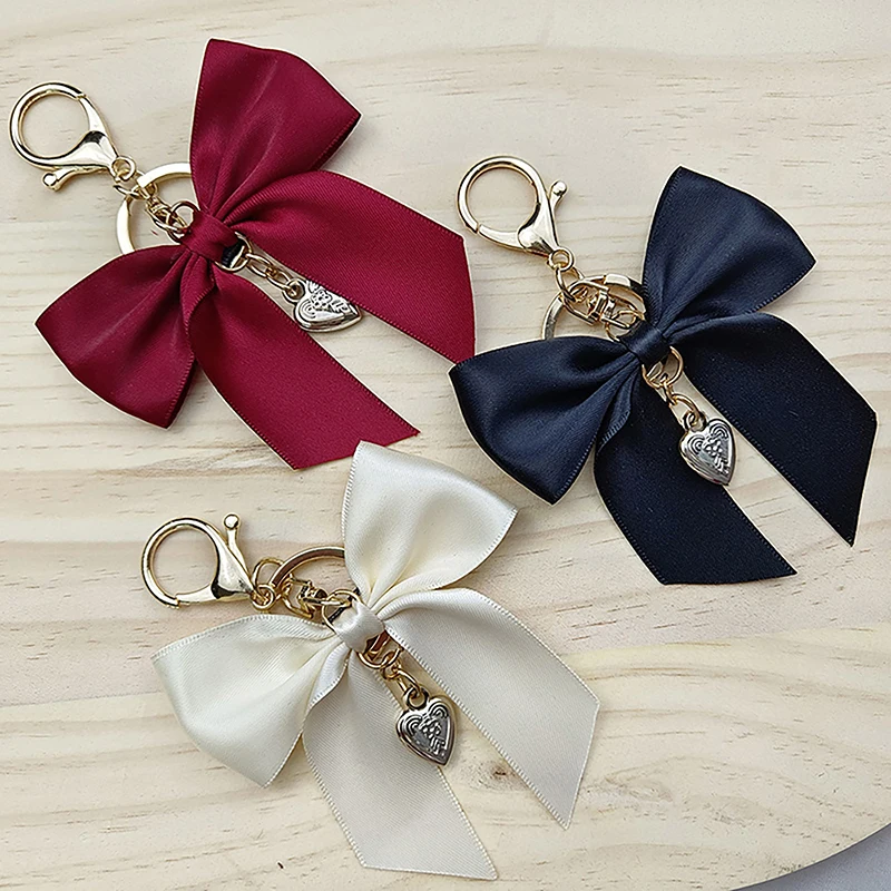 Ribbon-Large-Bow-Keychain-Gifts-Women-Phone-Bag-Silk-Pendant-Car-Key ...
