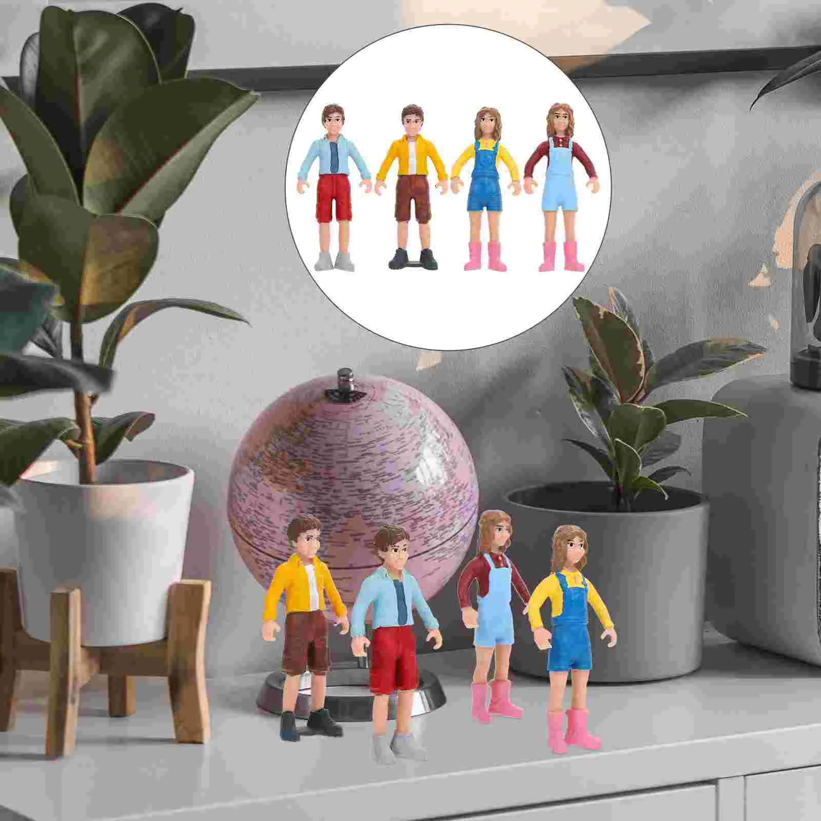 Character Model Simulated People Figurines Mini Figure Models Layout ...