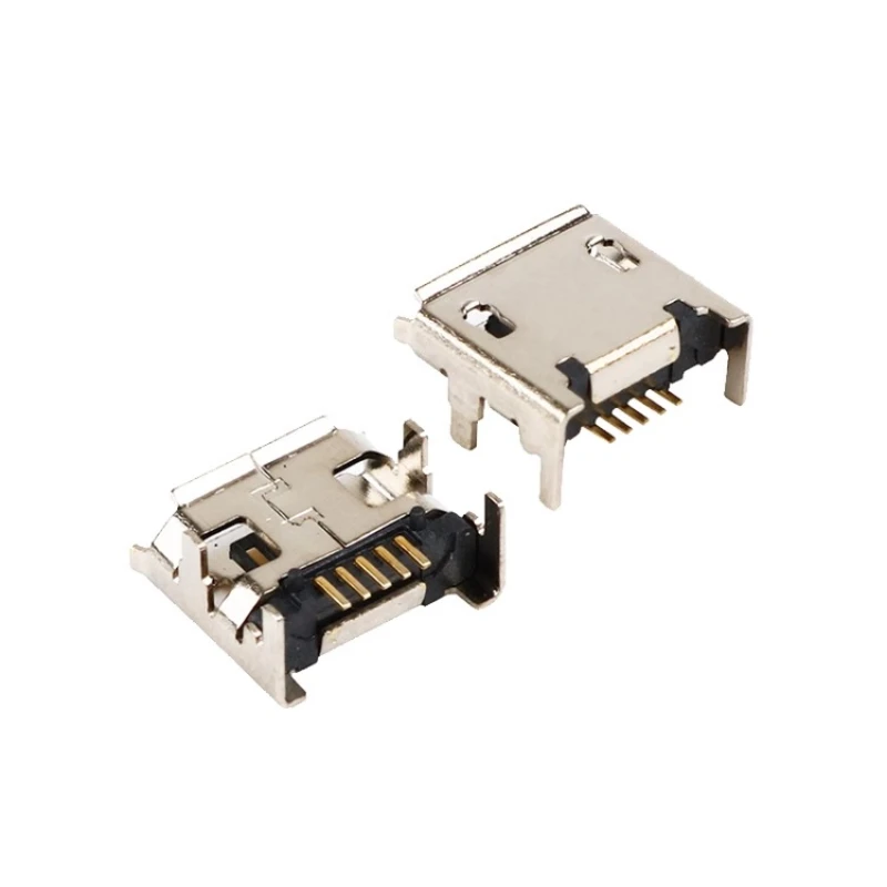 20Pcs-Micro-USB-Type-B-5-Pin-Female-Socket-Connector-SMD-4-Legs-90 ...