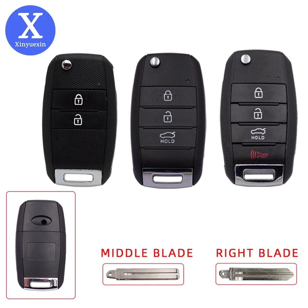 XINYUEXIN-Replacement-Car-Key-Case-Fob-for-KIA-Rio-K2-K3-K5-Sorento ...
