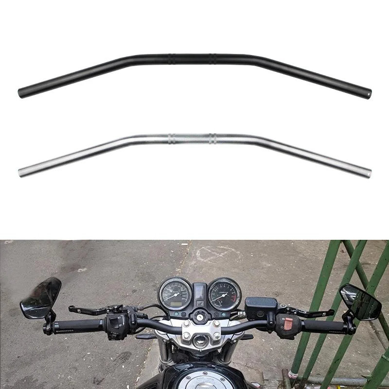 Motorcycle-Drag-Bar-Curved-Handlebar-22mm-7-8-Universal-Drag-Style-Bars ...