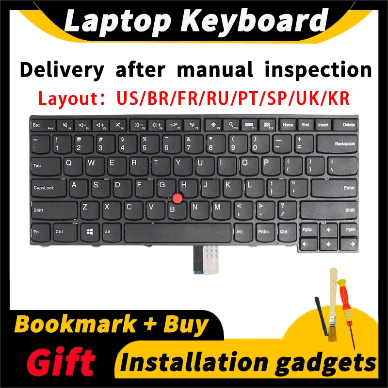 Laptop-Replacement-Keyboard-for-Lenovo-ThinkPad-T440-T440p-T440s-T450S ...