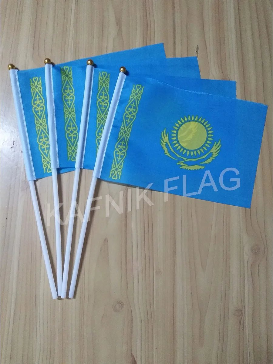 KAFNIK,5pcs Kazakhstan Hand Flag National Hand Flag 14*21cm - AliExpress 15