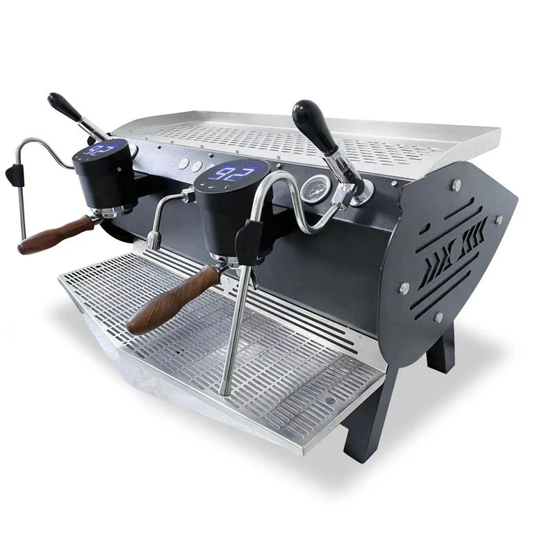 Commercial-Double-Group-Espresso-Coffee-Machine-11L-Triple-Boilers ...