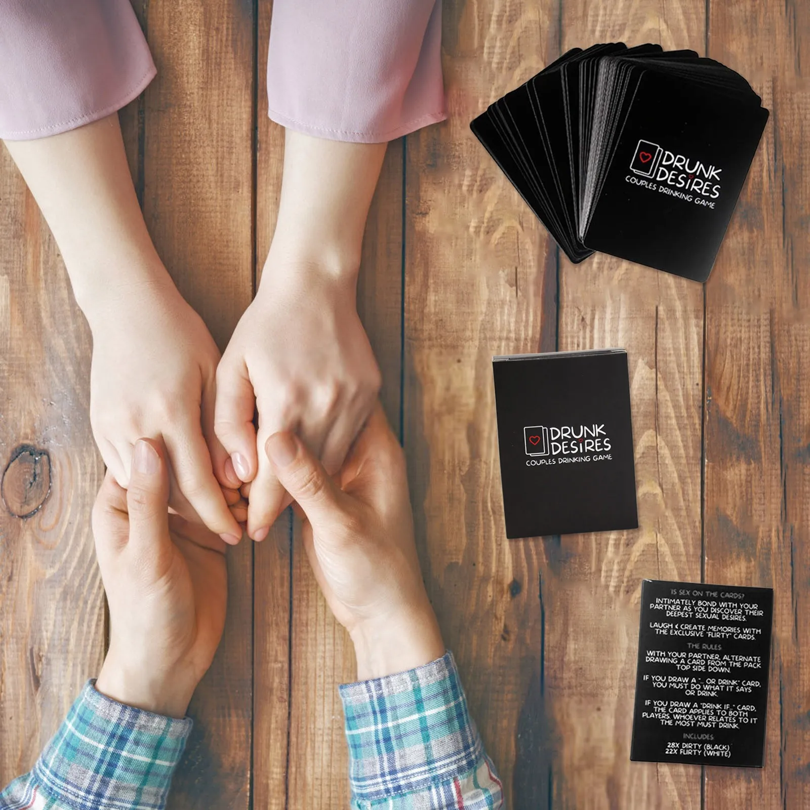 Generic Couple's Drinking Game For Drunk Desires Including 50 Cards ...
