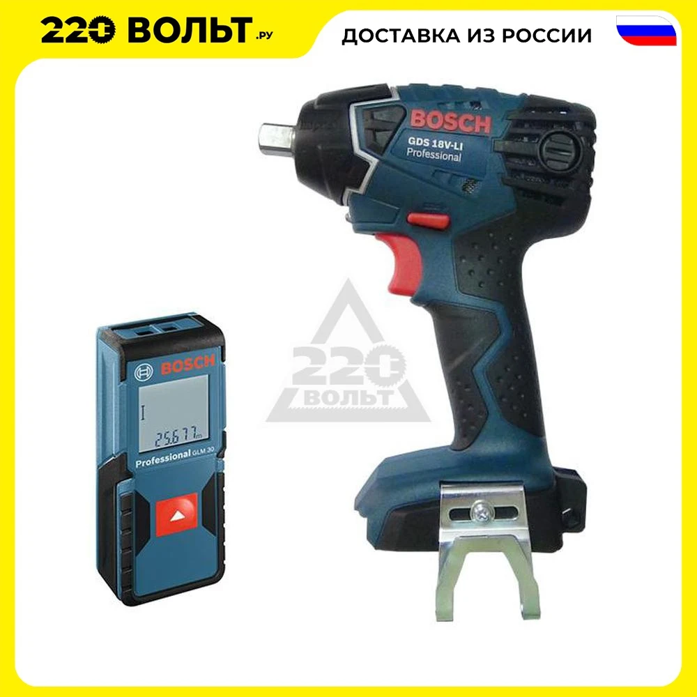 Nutrunner juego inalámbrico BOSCH GDS 18 v li (0.601.9 A1.S0C ...